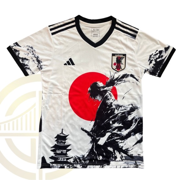 adidas | Shirts | World Cup Fifa Japan Samurai Graphic Mens Jersey ...